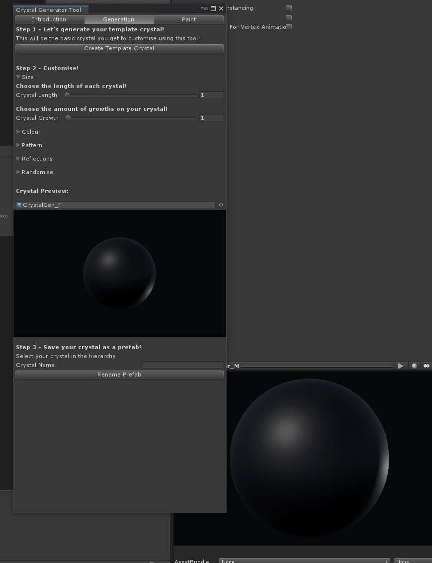 ArtStation - Crystal Generator Tool #1: Concept and Implementation