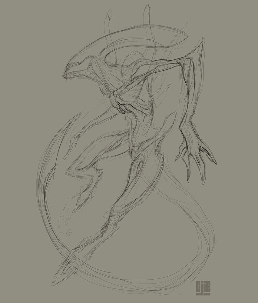 ArtStation - "Xenomorph" : Part 1...
