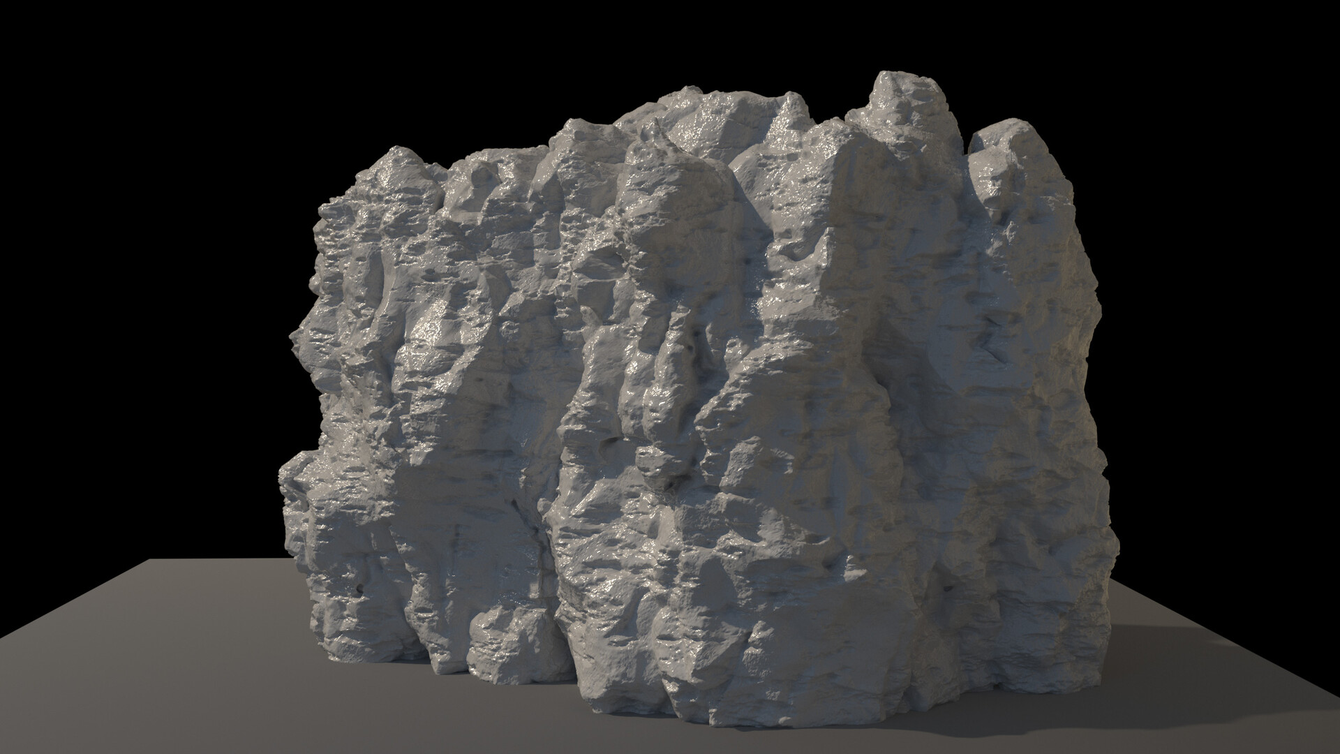 ArtStation - Experiments with fully procedural creation of rocks.