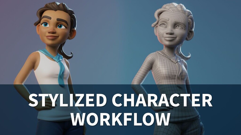 ArtStation - Stylized Character Workflow - Blender 2.8 Tutorial