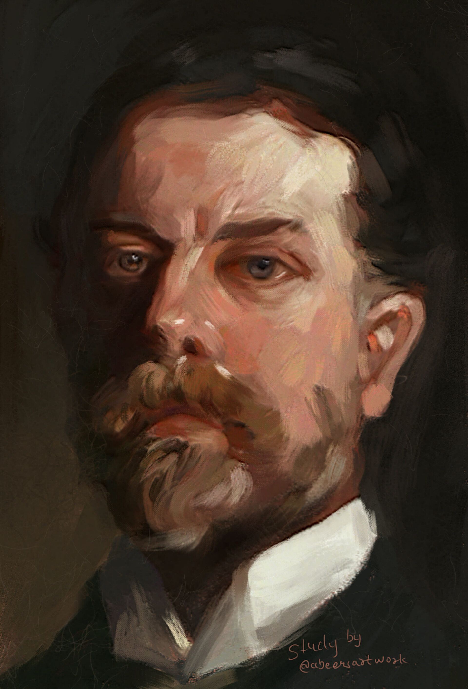 ArtStation - John Singer Sargent painting studies