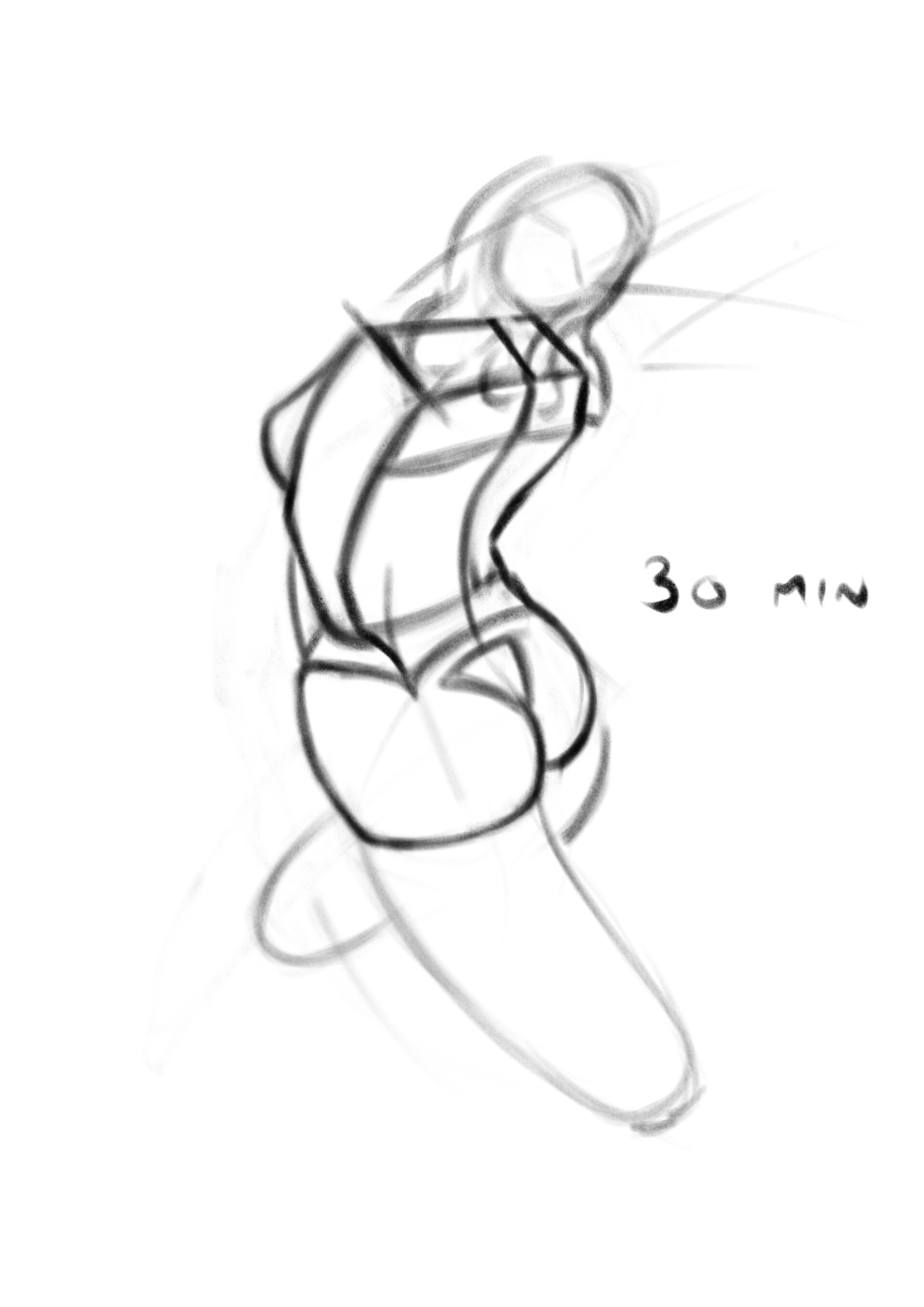 how to draw torso twist