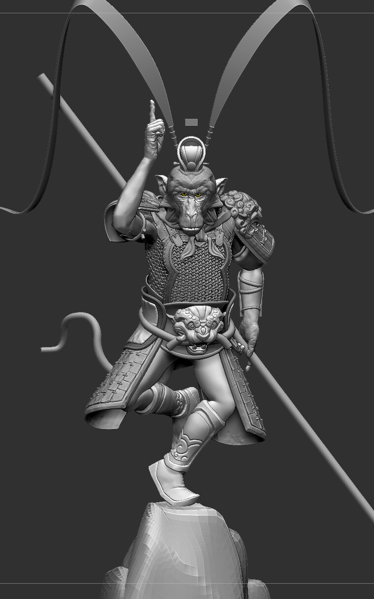 ArtStation - Historically Accurate Monkey King WIP#8