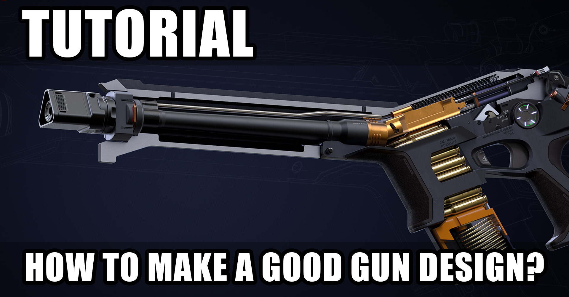 ArtStation - Tutorial "How to make a good gun design?"