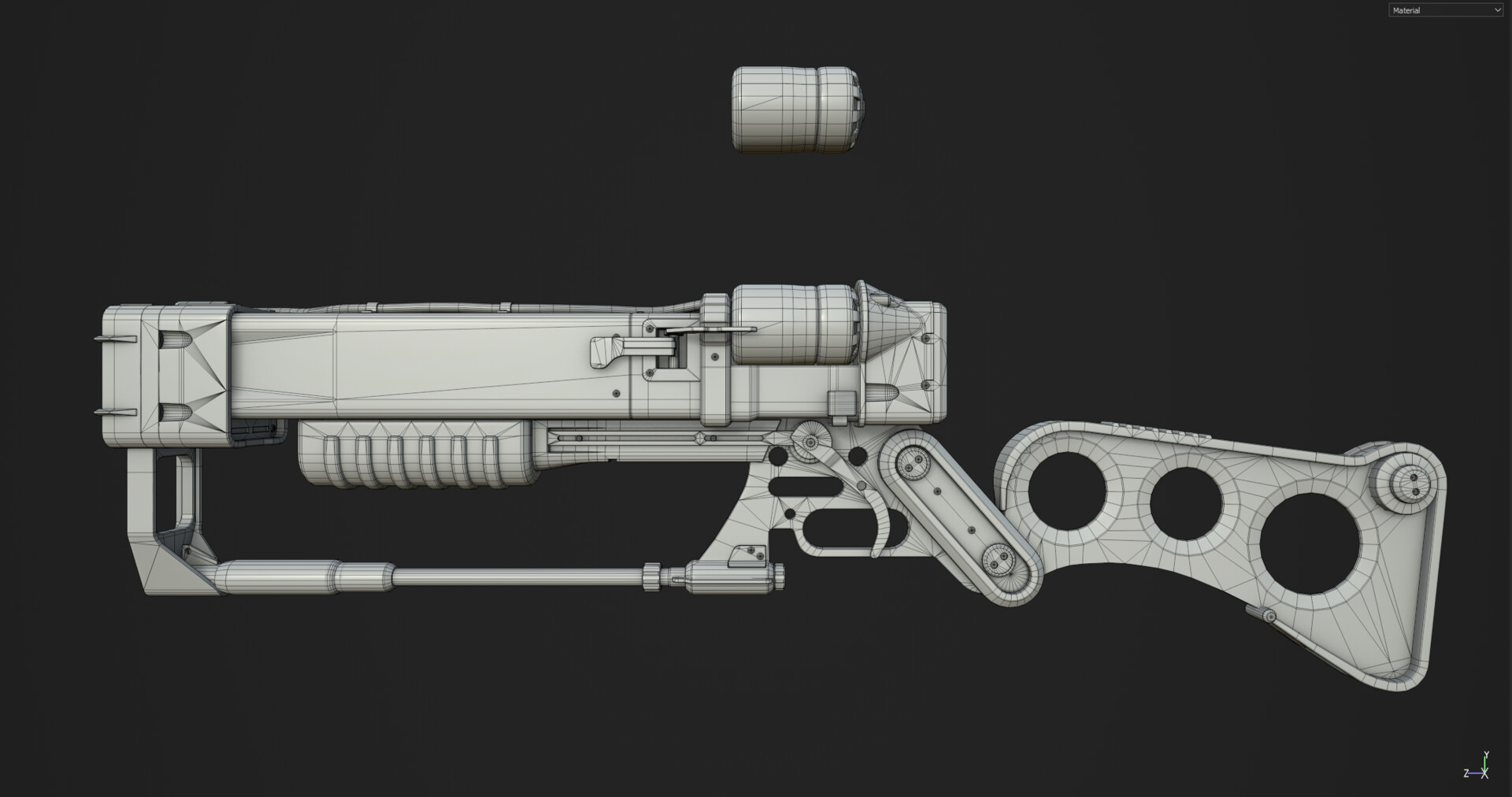 ArtStation - Fallout AER9 WIP #002
