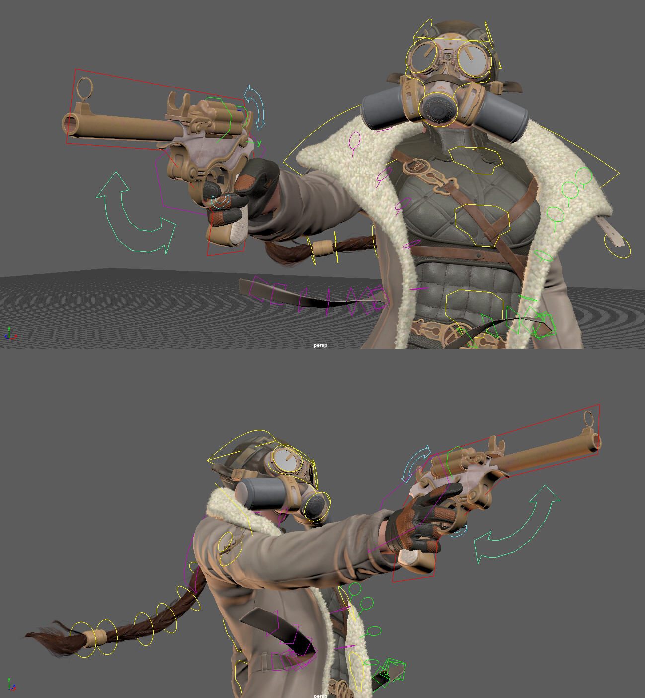 ArtStation - Outlaw. Skinning.