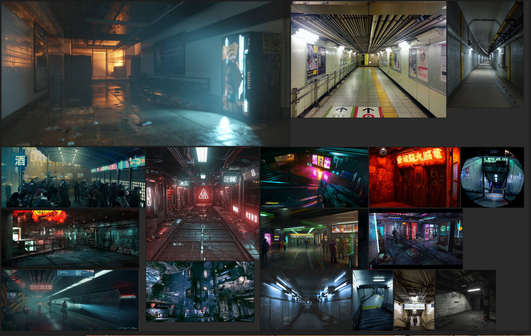ArtStation - Cyberpunk Challenge - Subway
