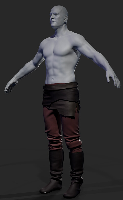 ArtStation - w.i.p medieval man.