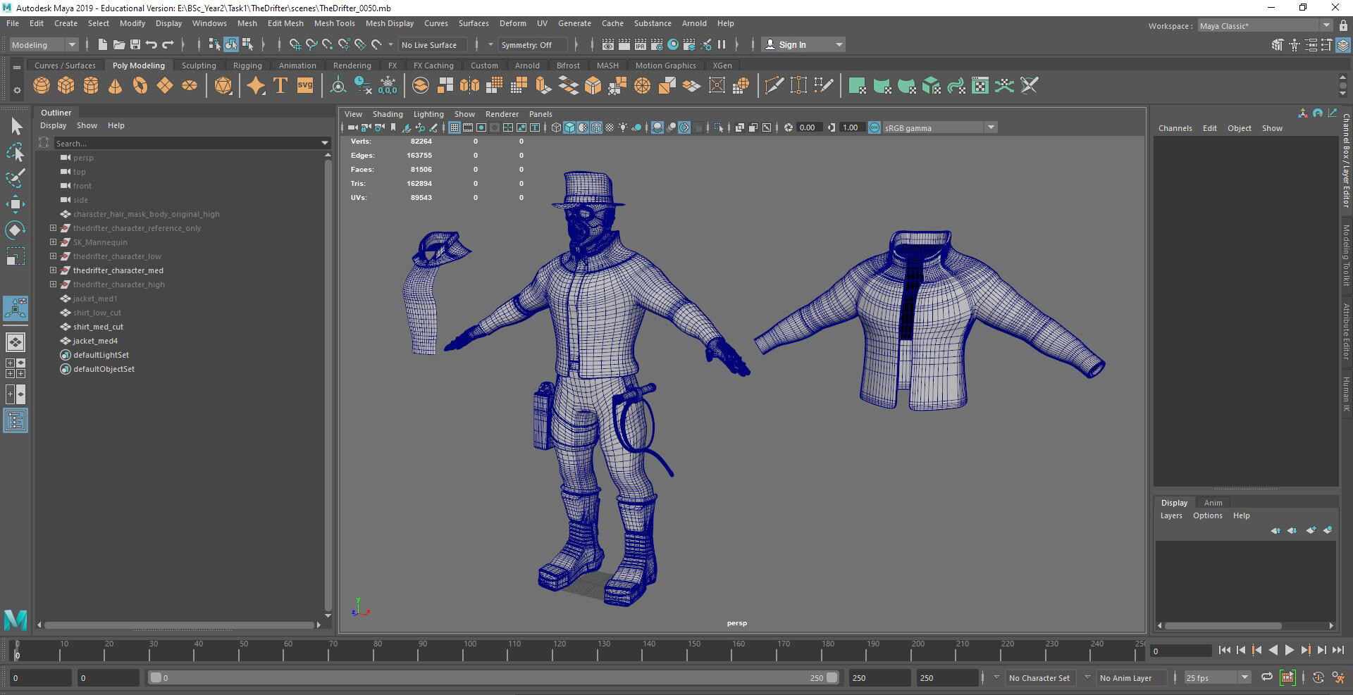 ArtStation - 17-3-2020 / Changing my characters geometry and rig ...
