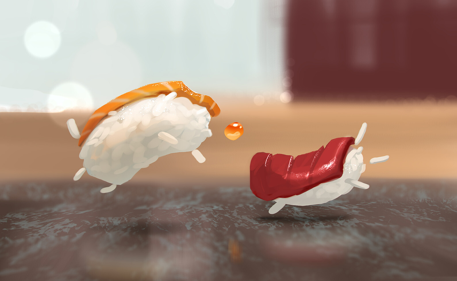ArtStation - Sushi dog