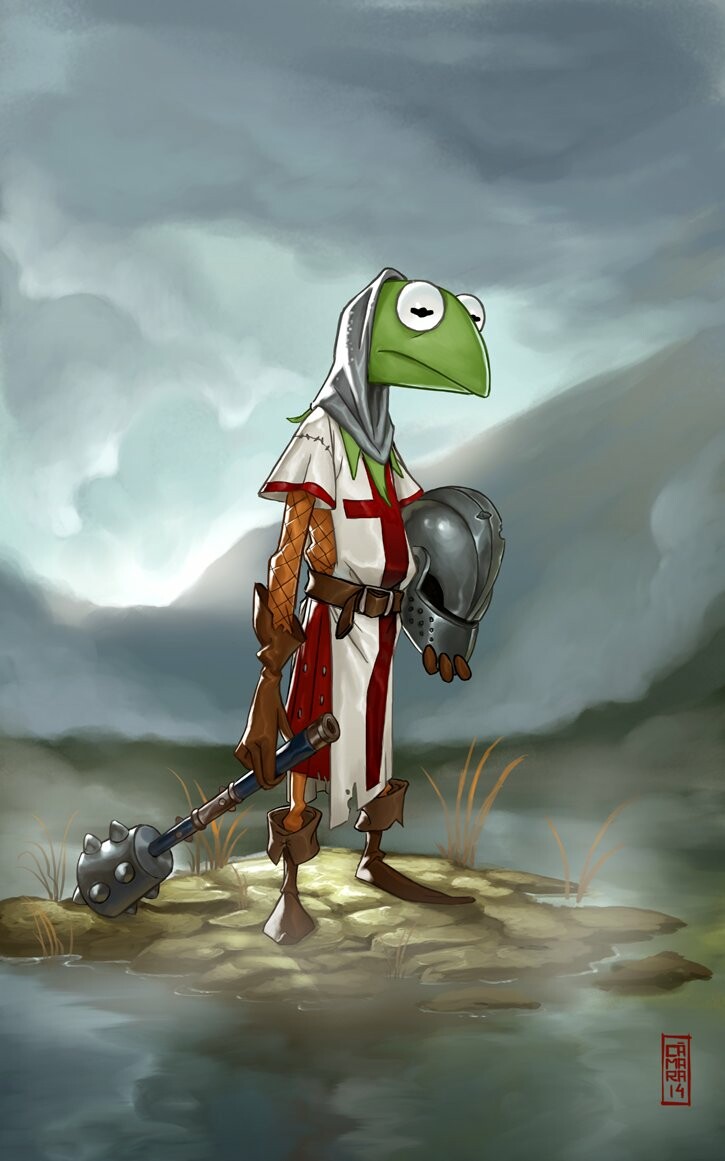 José Luis Hernández - Kermit Medieval Stylized