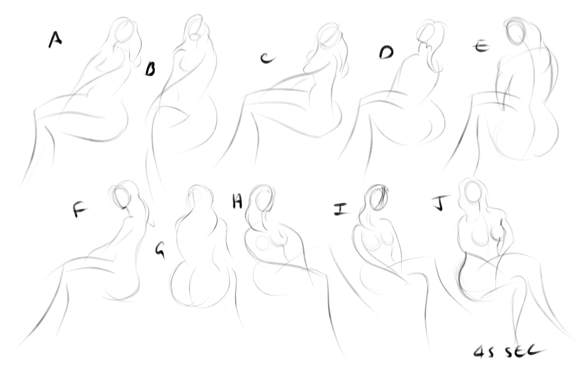 back drawing reference female