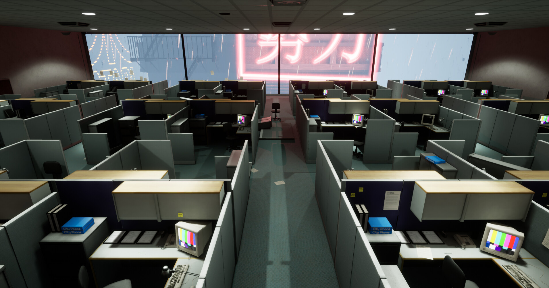 Zachary Pasterski - Cyberpunk Challenge: Dystopian Office Env. 4