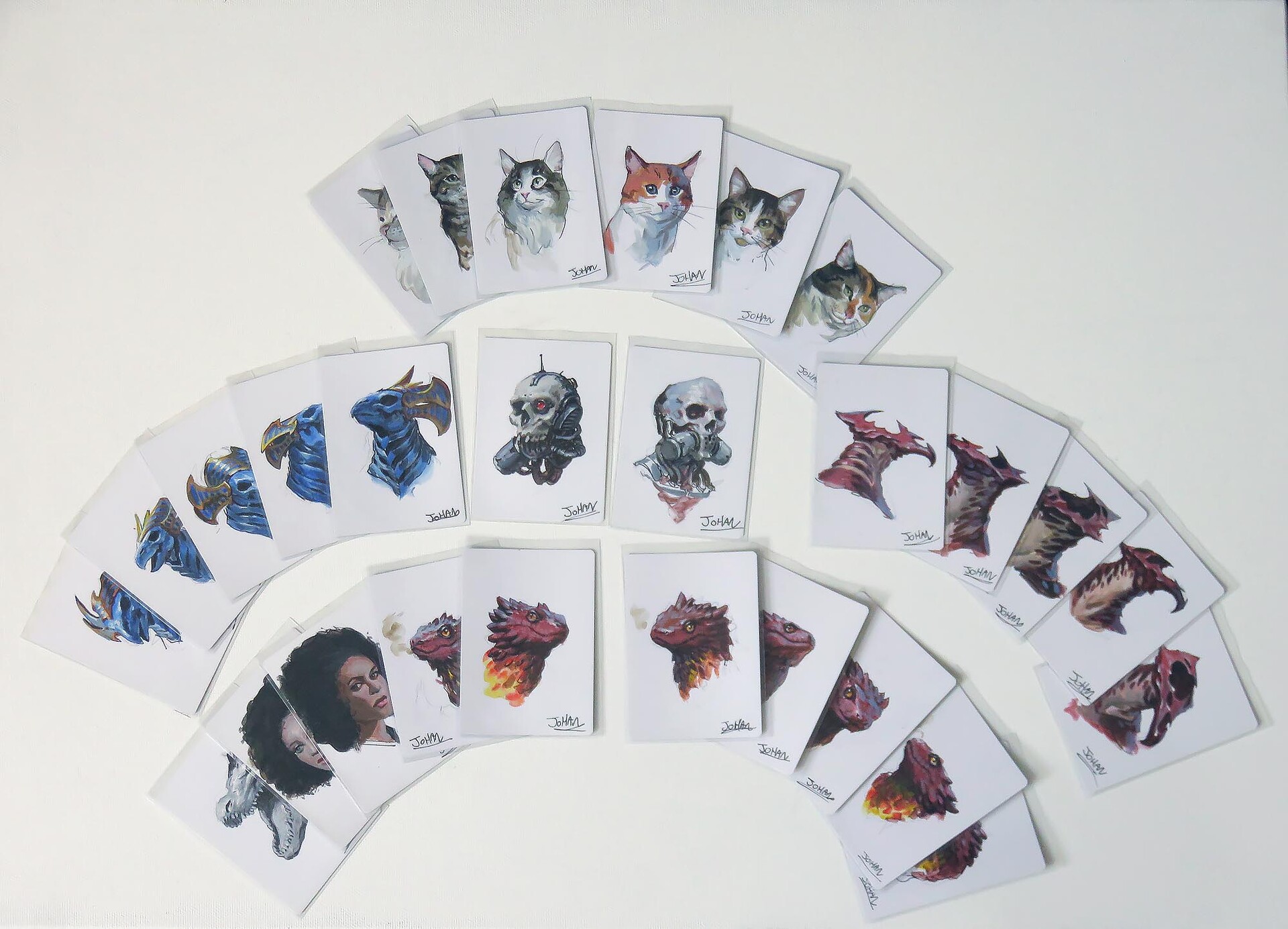 ArtStation - MtG art proofs