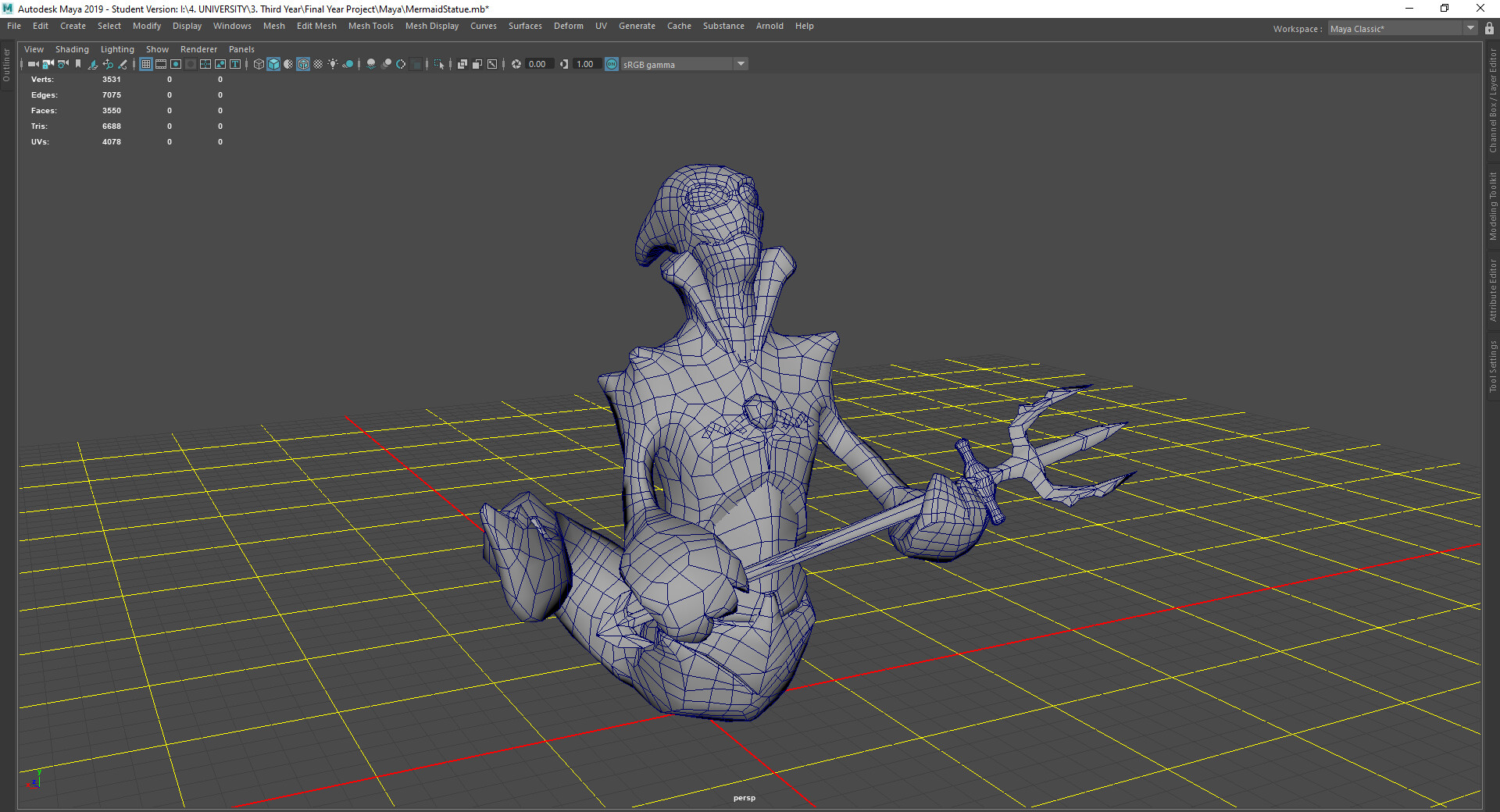 Christopher Thompson - Fountain of Youth - Final Year Project - Week 12
