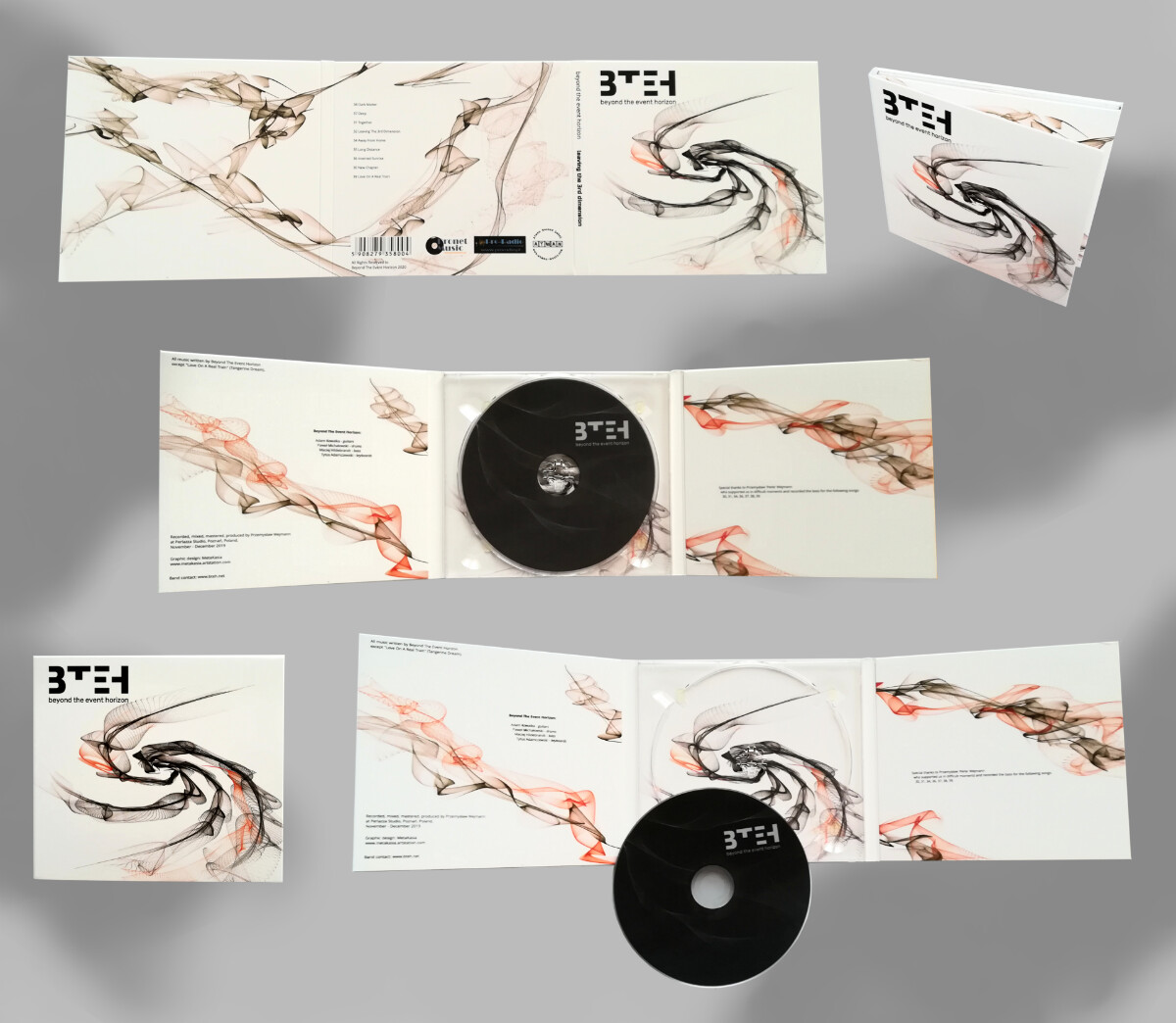 ArtStation - Musical graphic - First album cover and cd label design