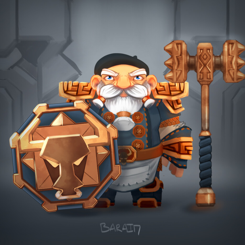 Dwarf Cleric Art