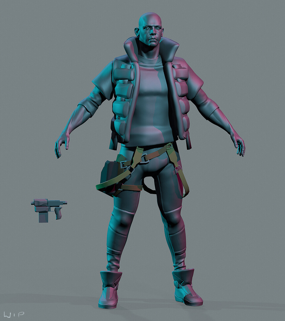 ArtStation - Character 'CyberPunk' 02