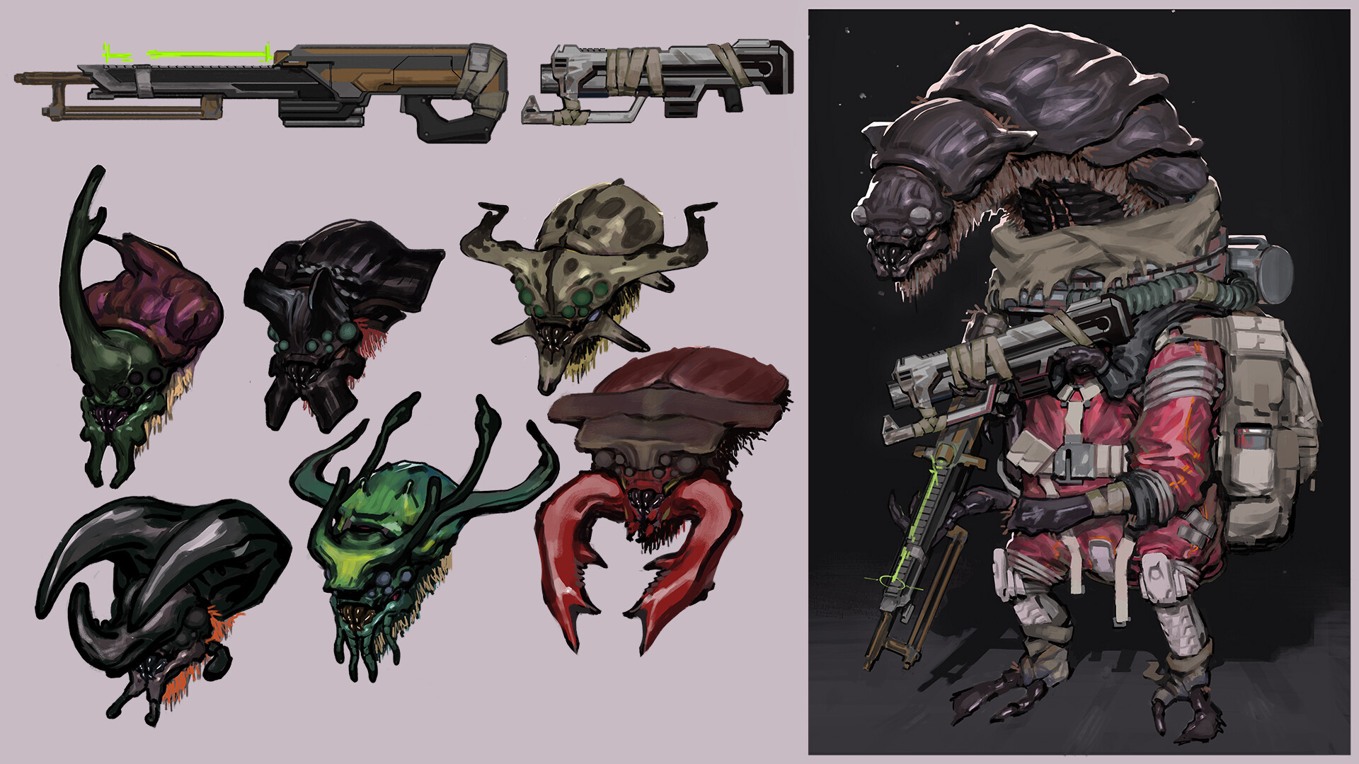 ArtStation - Character Concept - Insect Warrior - 05 - FINAL