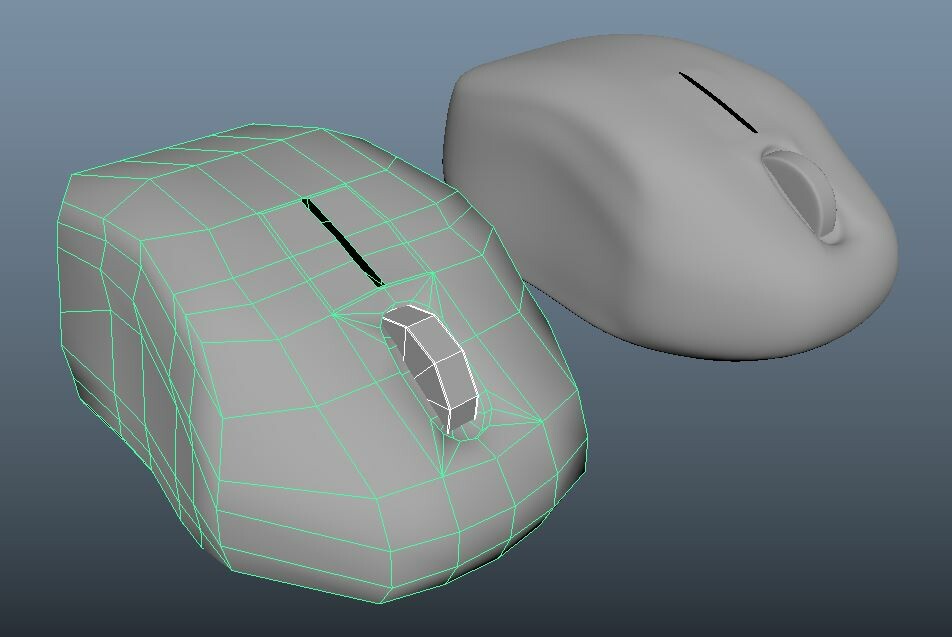 ArtStation - Mouse Model Mid Res and UV