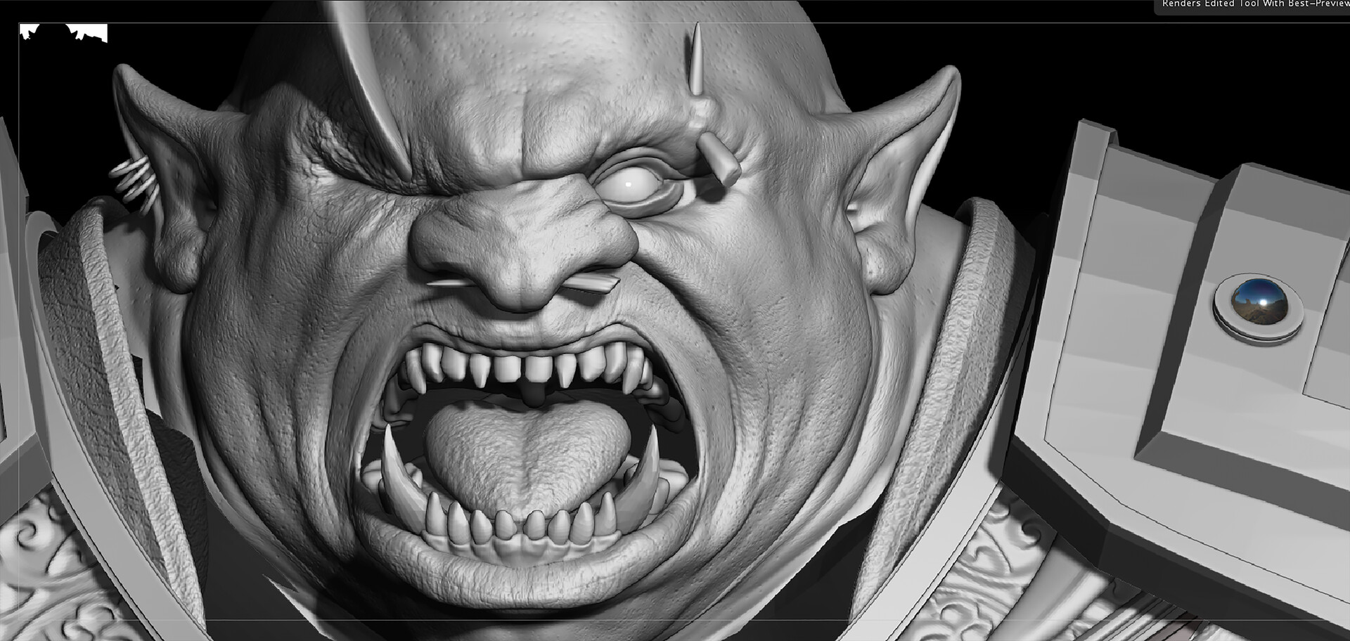 ArtStation - Orc wip