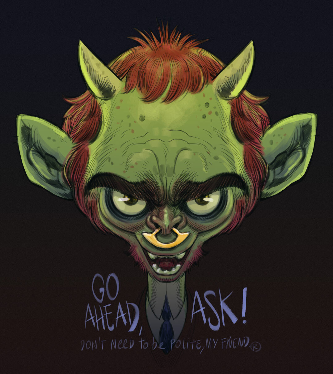 ArtStation - GO AHEAD, ASK.