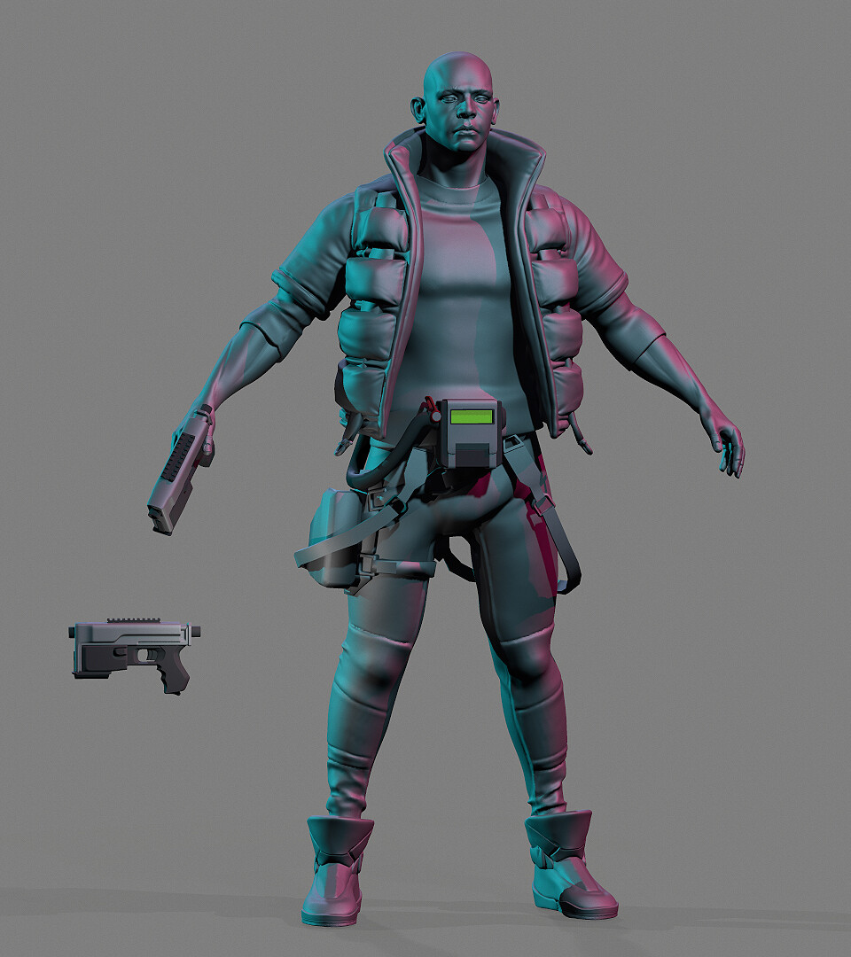 ArtStation - Character 'Cyberpunk' 03