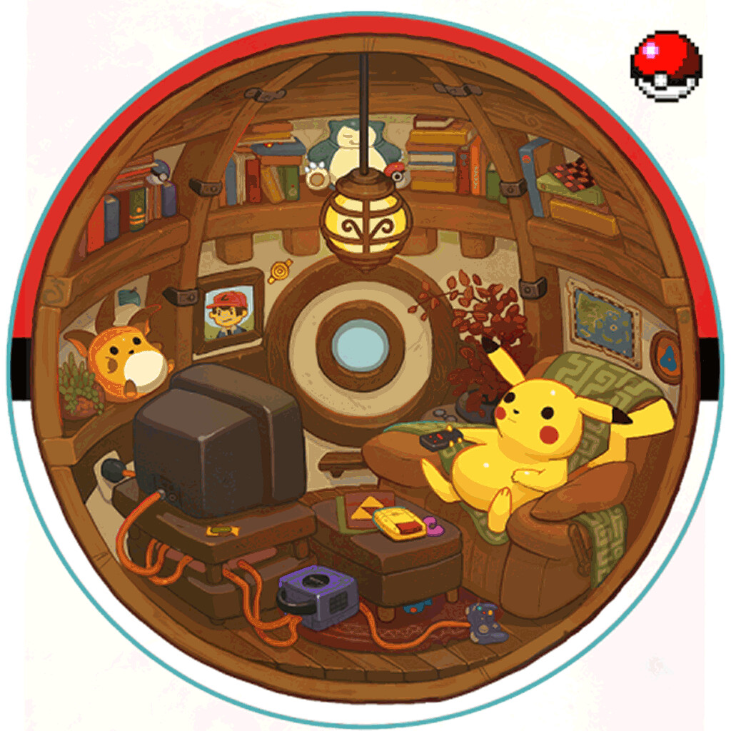 ArtStation - New project - Pokeball Indoor