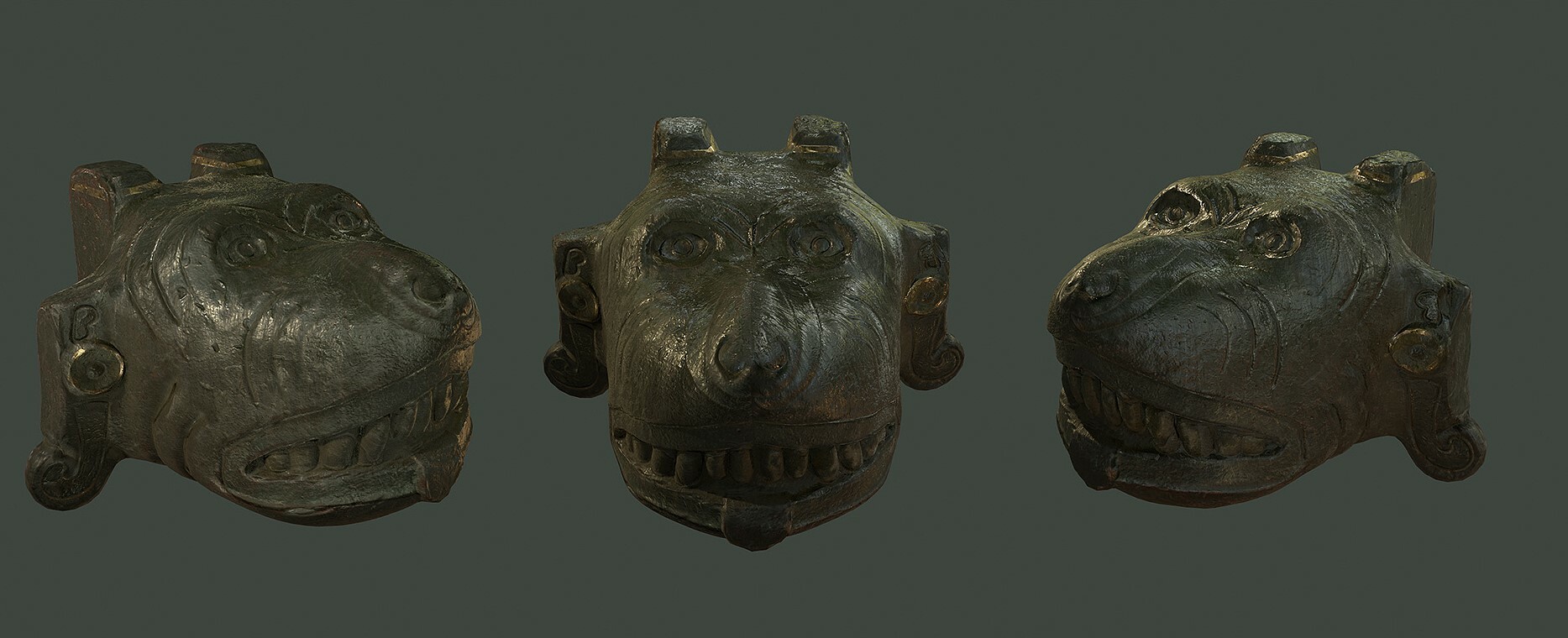 ArtStation - Aztec god of the Dead - Props
