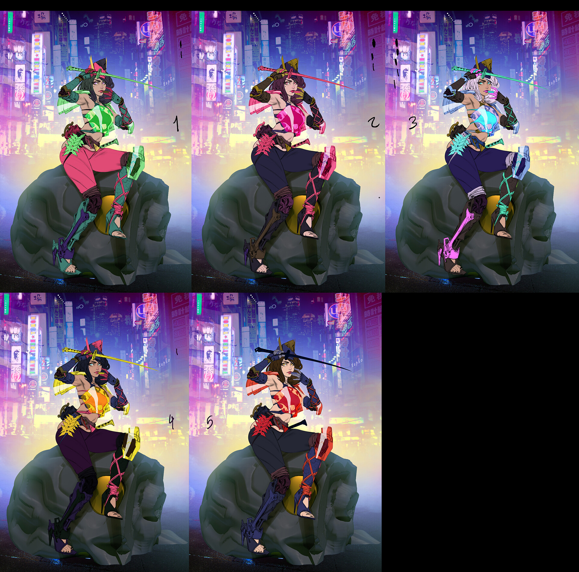 ArtStation - Testing out color