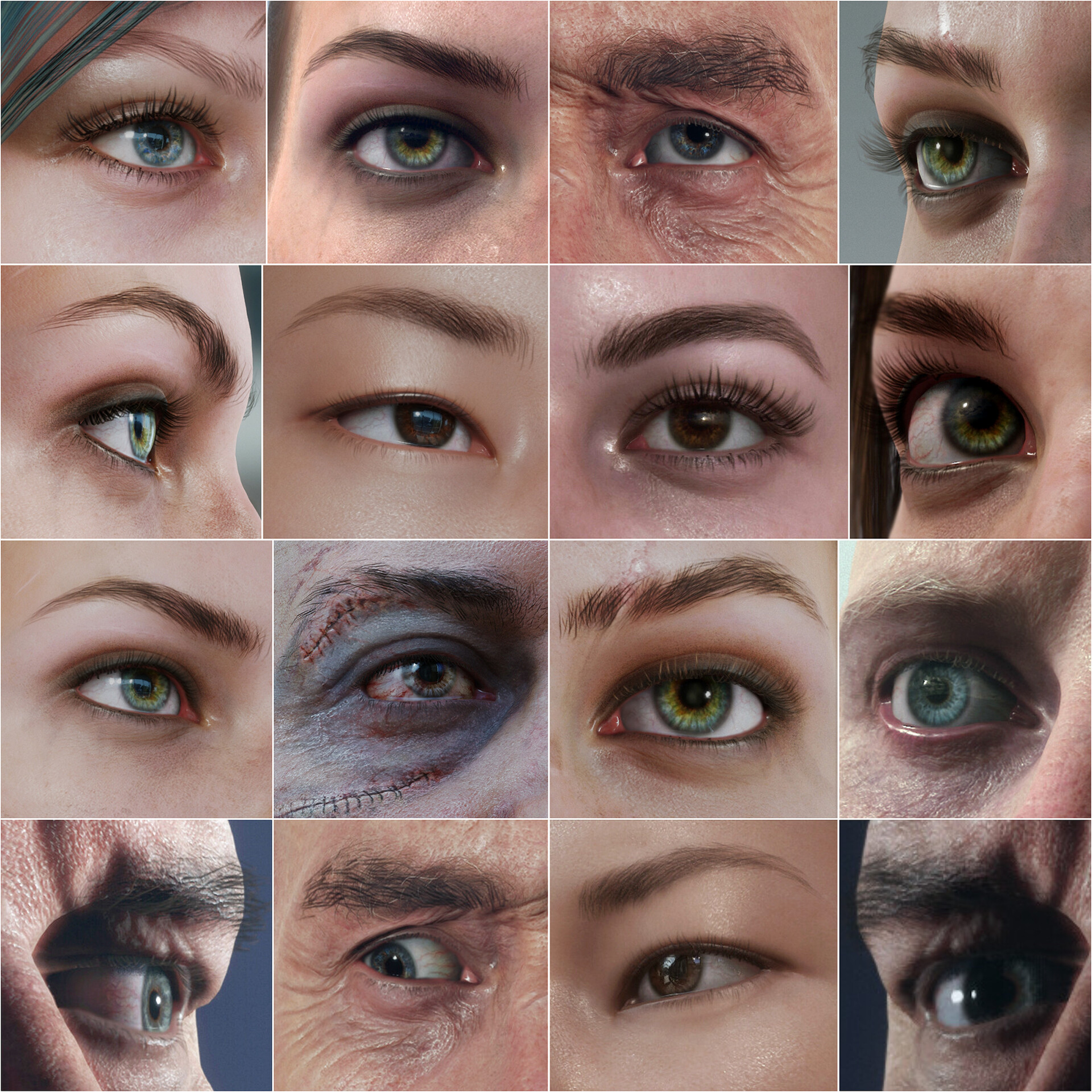 ArtStation - Realtime Eyes in the Metro Exodus game