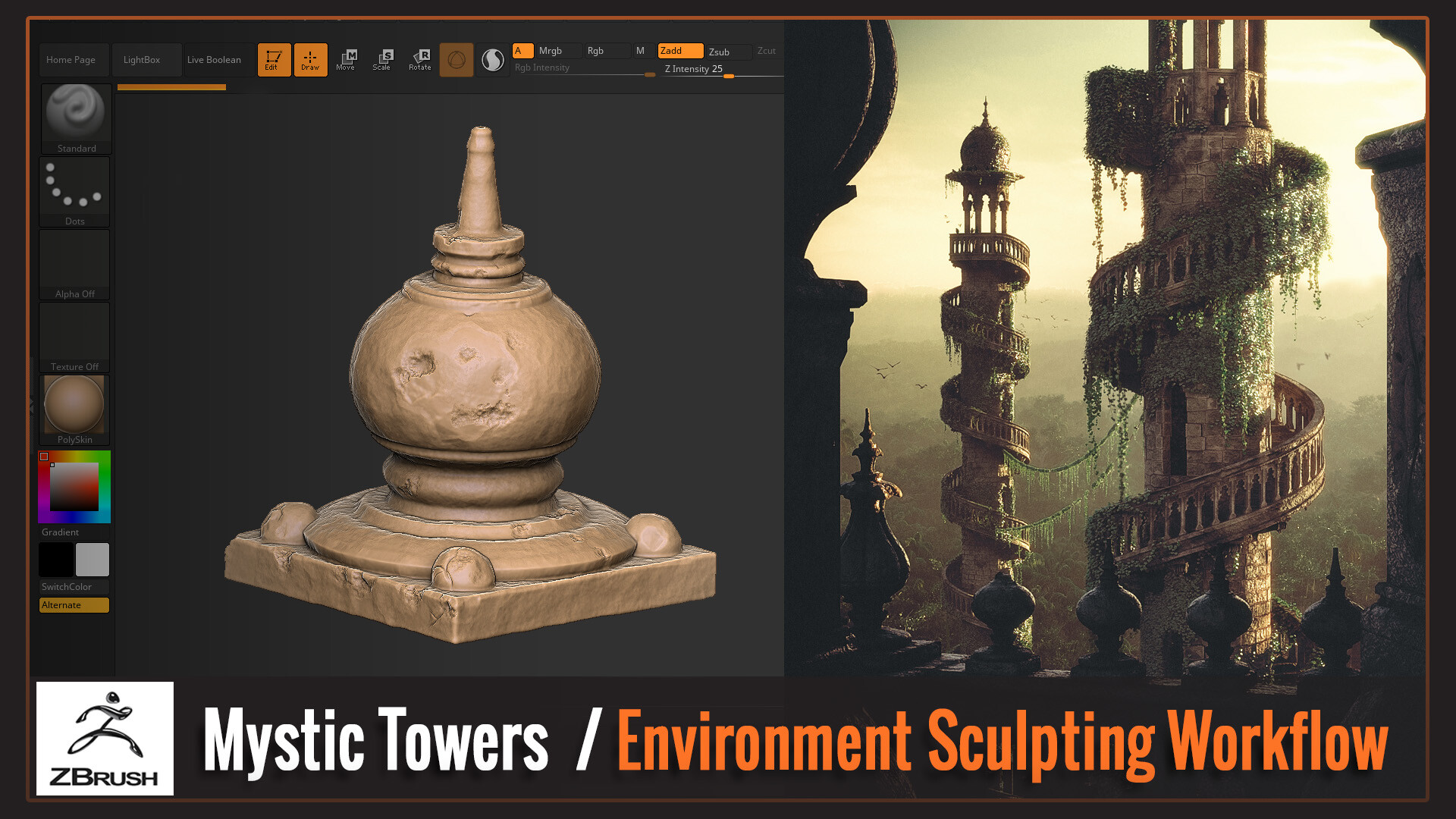 ArtStation - Zbrush : Environment Sculpting Workflow