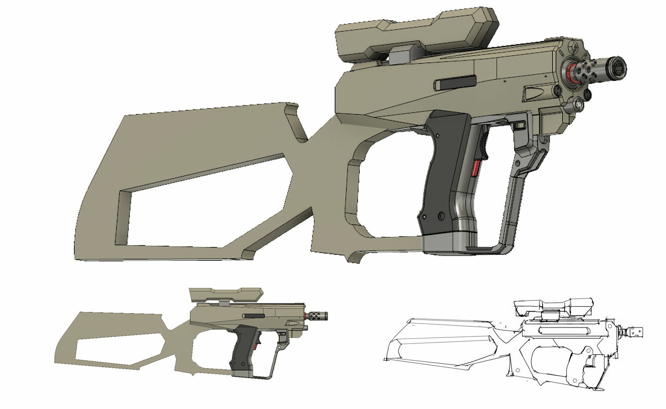 ArtStation - Assault Rifle!