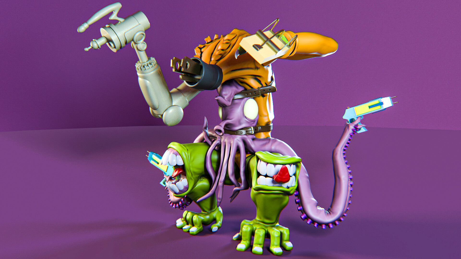 ArtStation - Squid Head