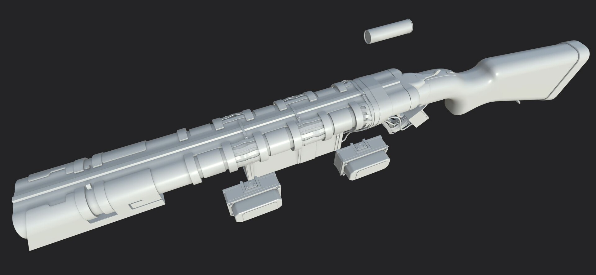 ArtStation - Cyberpunk 2077 Tech Shotgun WIP #001