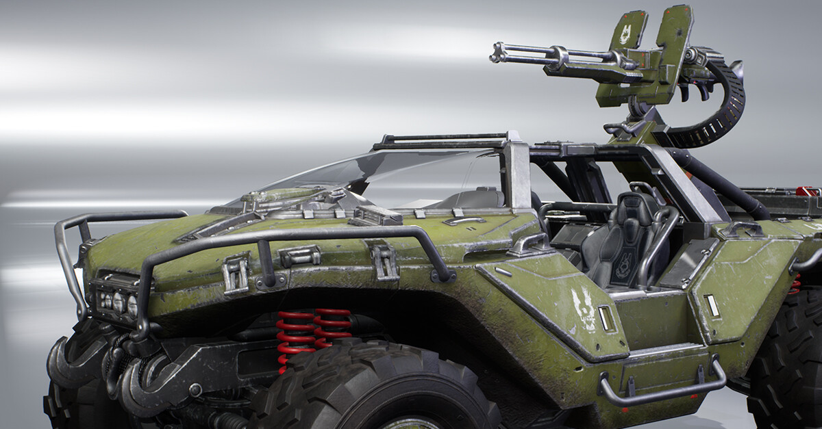 ArtStation - Warthog Texturing - Halo Fan Art Project