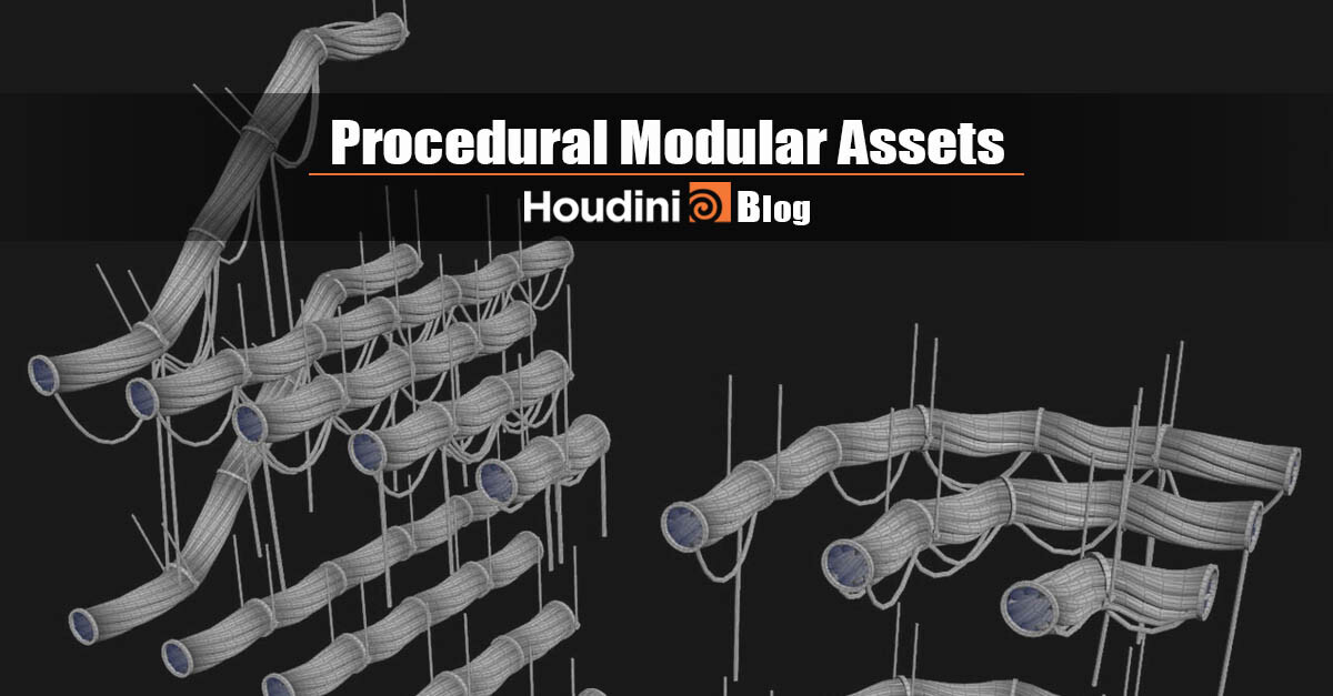 ArtStation - Houdini Blog #2 - Procedural Modular Assets
