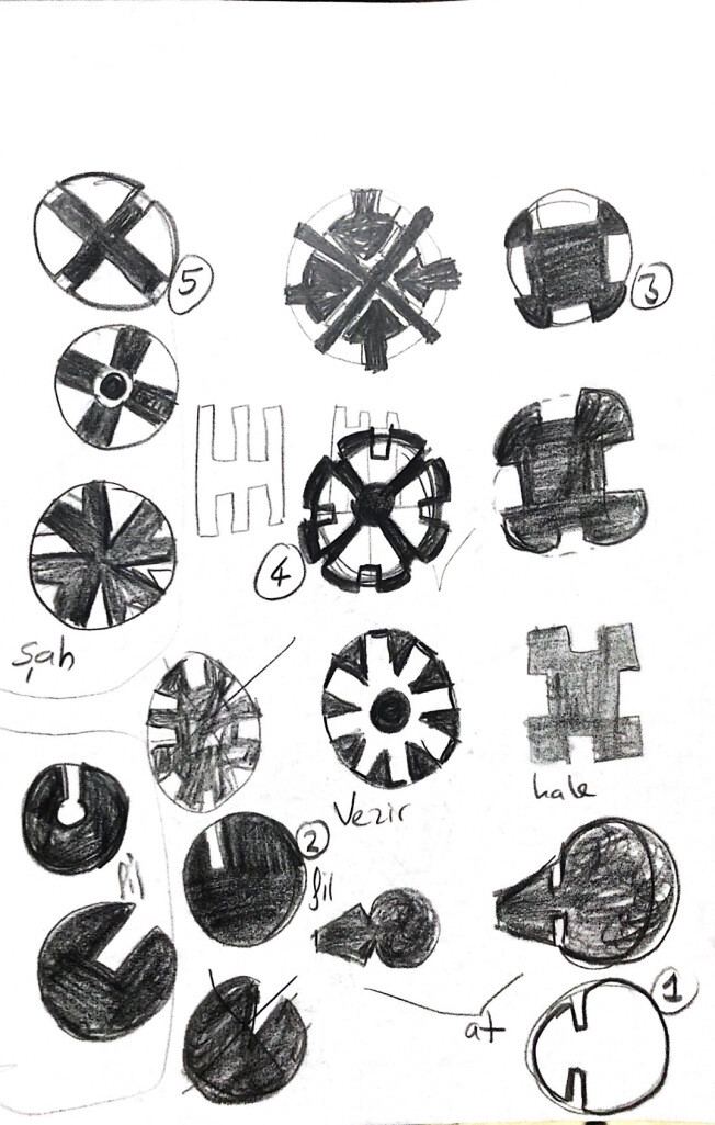 ArtStation - 2D Chess Stone Designs