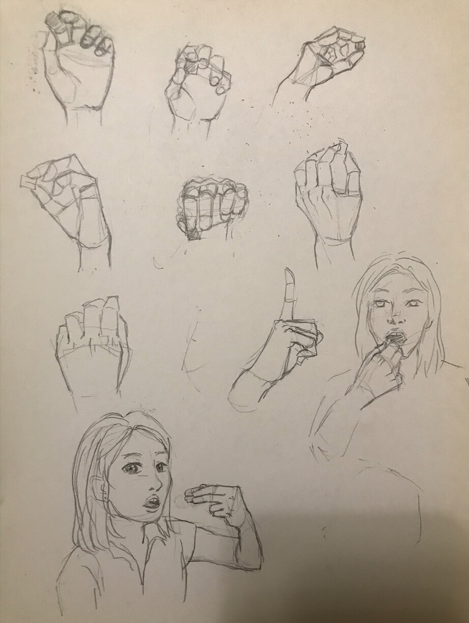 ArtStation - Hand anatomy practice