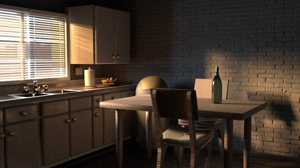 ArtStation - Day and Night lighting exercise