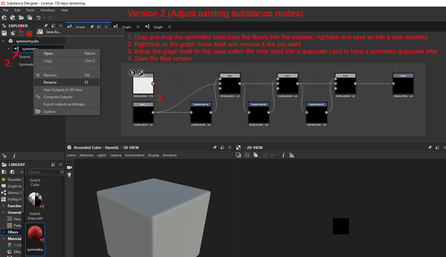 Martin Schmitter - Substance Designer Beginner Quick Tip 58 (Adjust ...