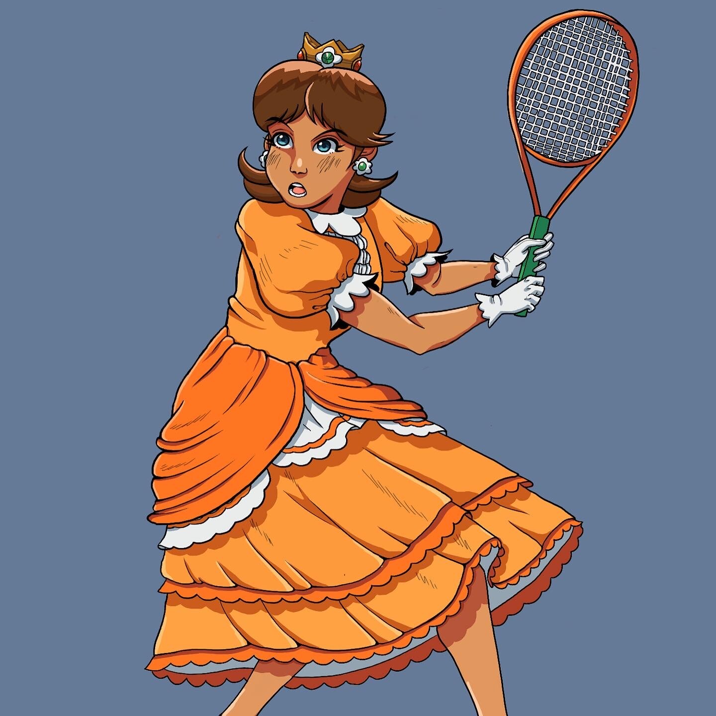 ArtStation - Princess Daisy Coloring Practice and Life Update