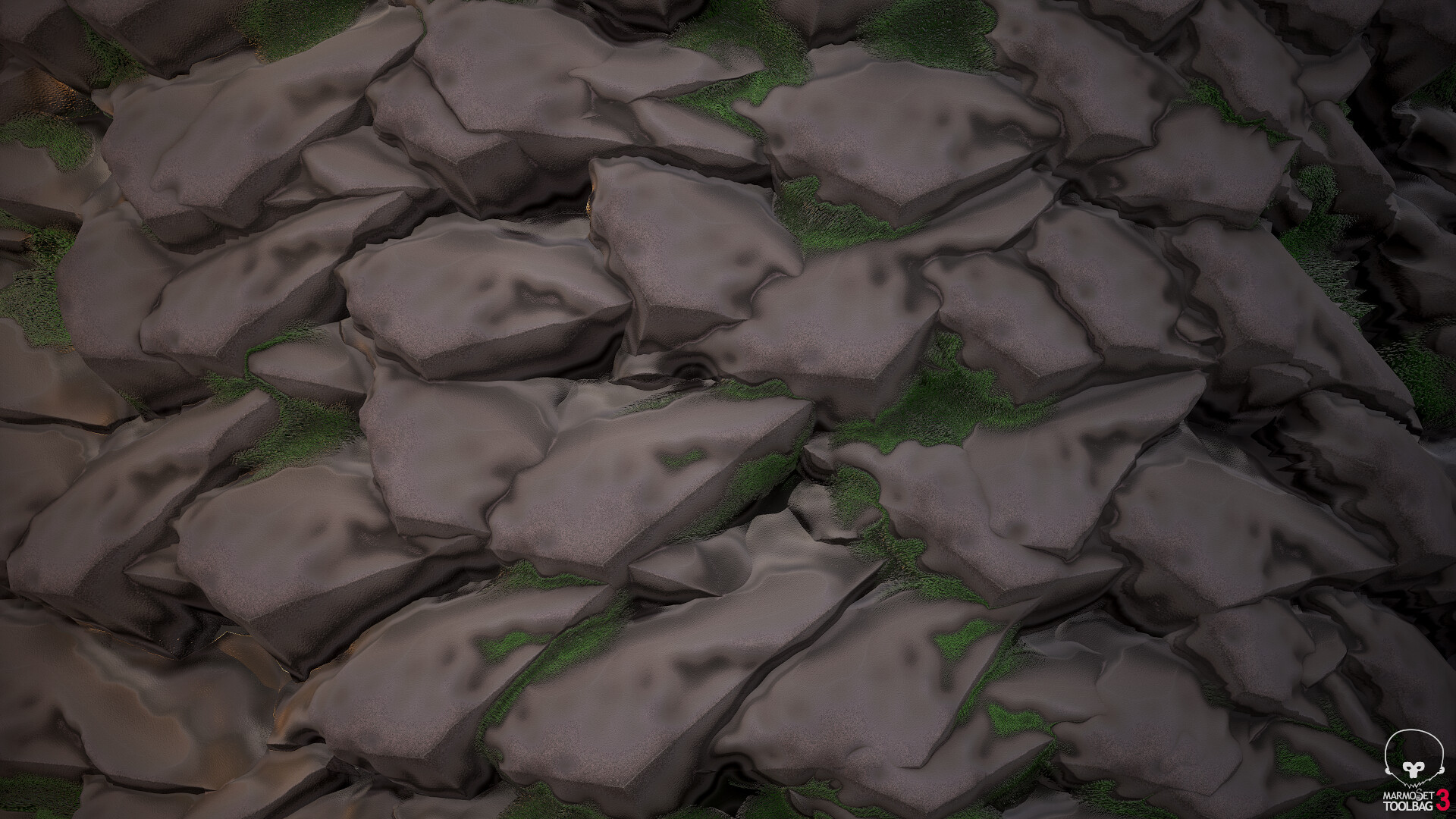 ArtStation - Cliff Mossy Rock Texture - Sudden Inspiration