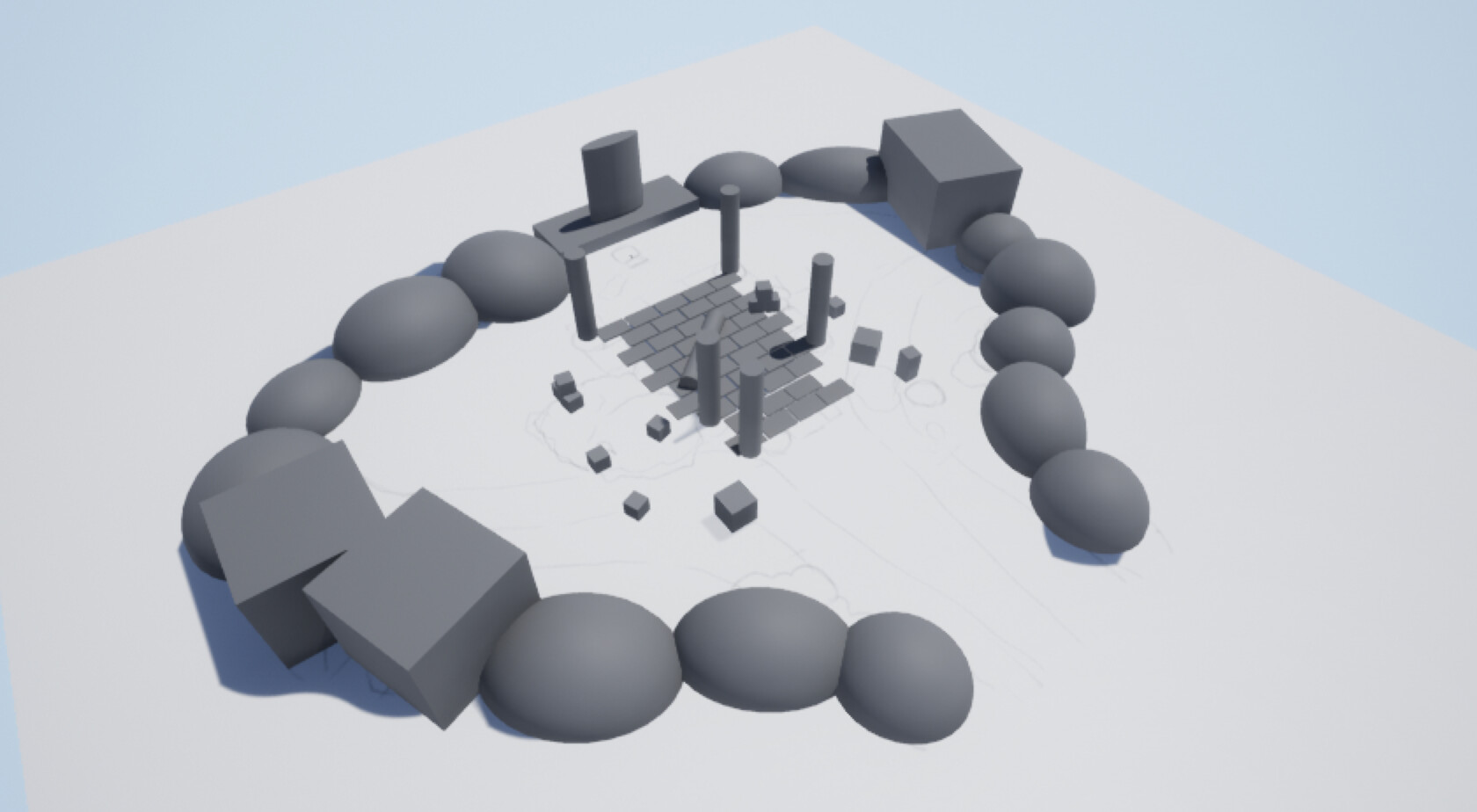 ArtStation - Real-Time Environment 2: Environment Block out