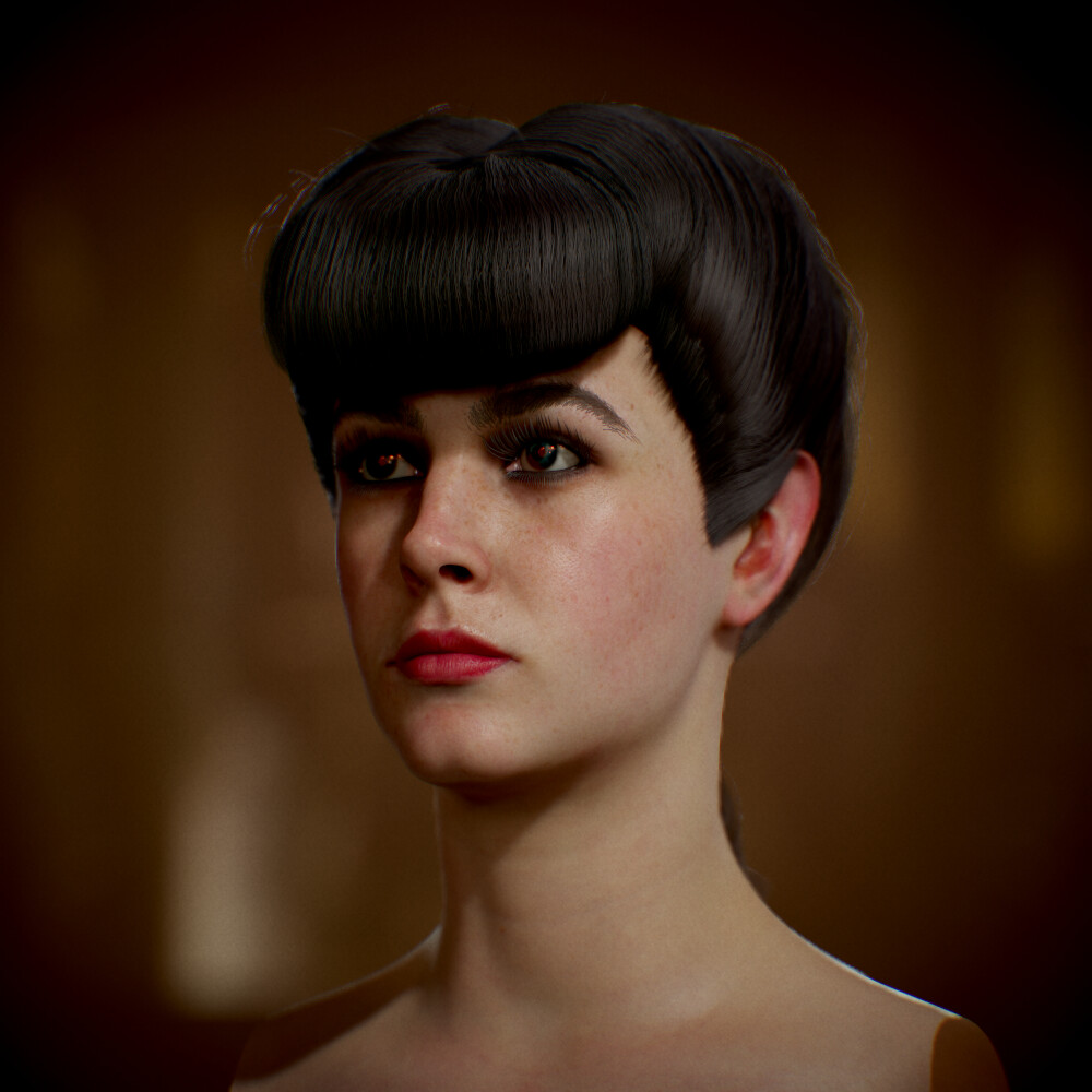ArtStation - Rachel - Blade Runner Realtime Project
