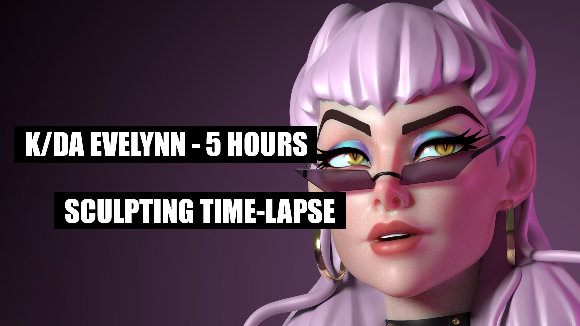 ArtStation - K/DA Evelynn - timelapse
