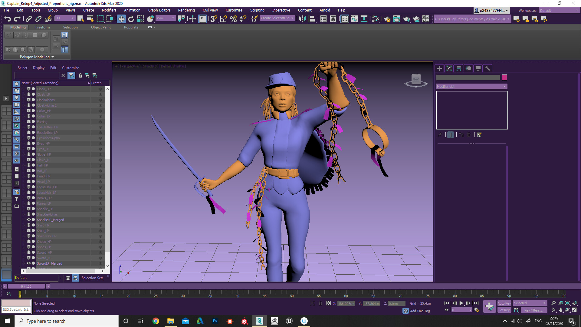 ArtStation - Captain Project Blog 15 - Rigging and Posing