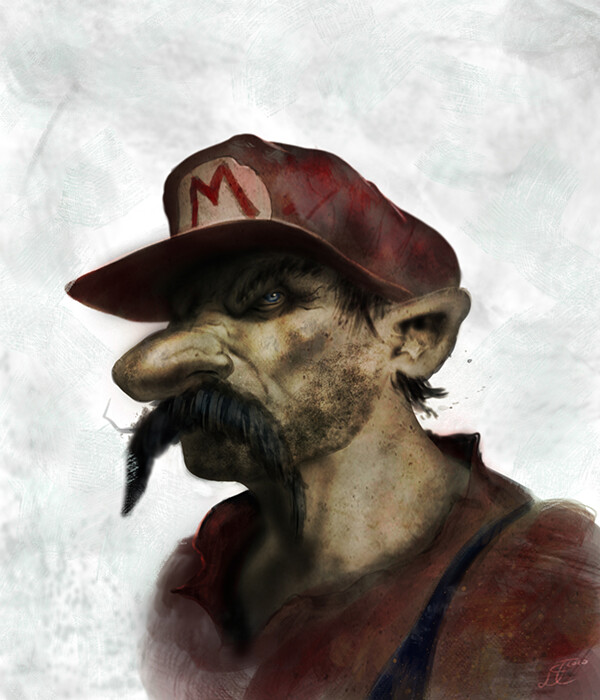 ArtStation - Mario doodle
