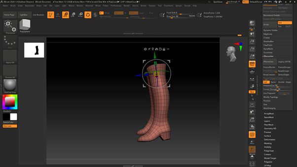 Zmodeler 3 turbosmooth - passlxm