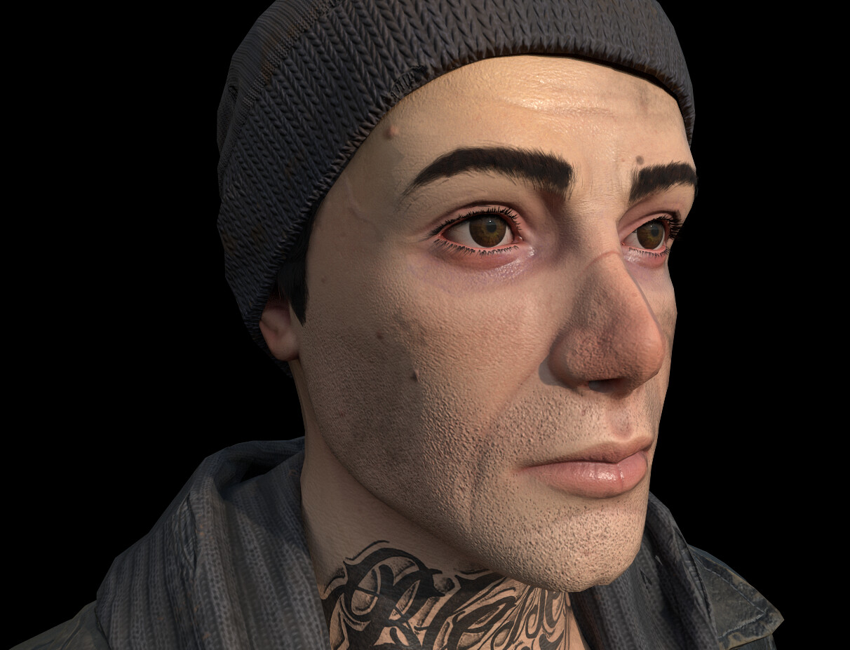 ArtStation - Dambuster's Character Art Test Week 3-4